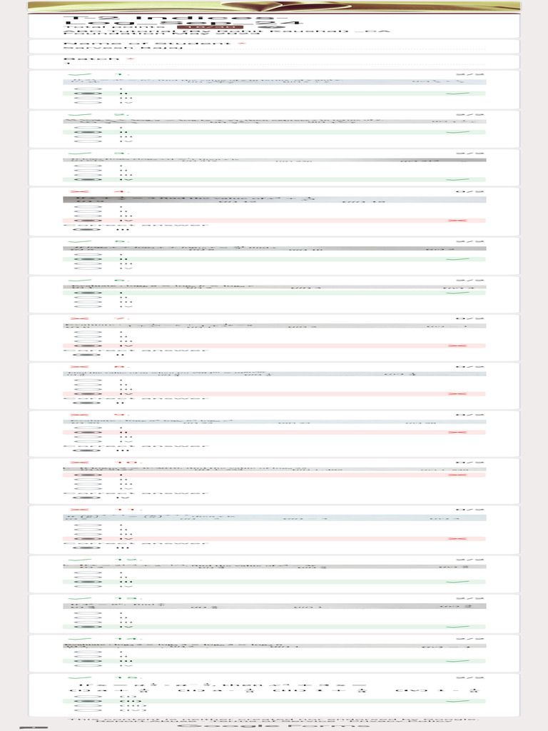 T-2 Indices - Log Sep 24 | PDF