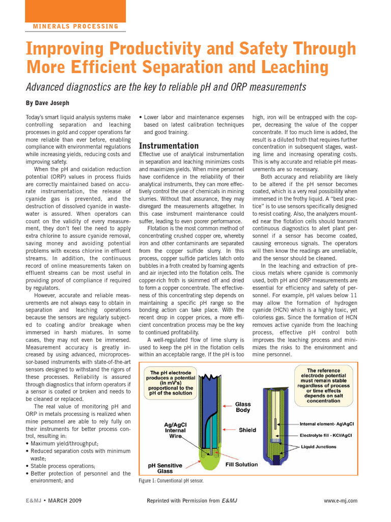 Article Improving Productivity Safety Through More Efficient Separation ...