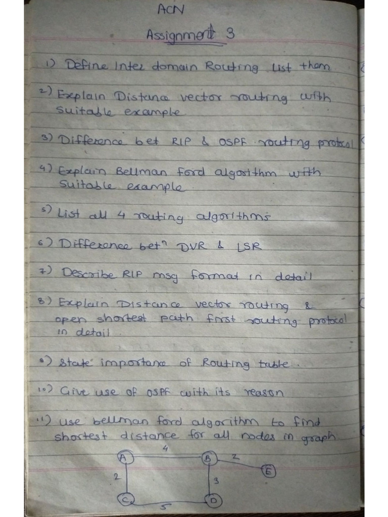 ACN Assignment 3 | PDF