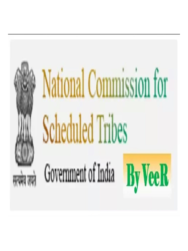 National Commission for STs | PDF