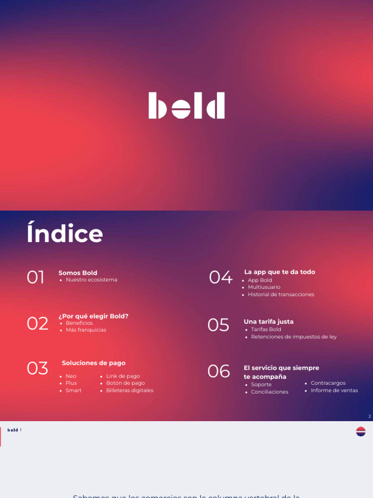 Propuesta Comercial Bold | PDF