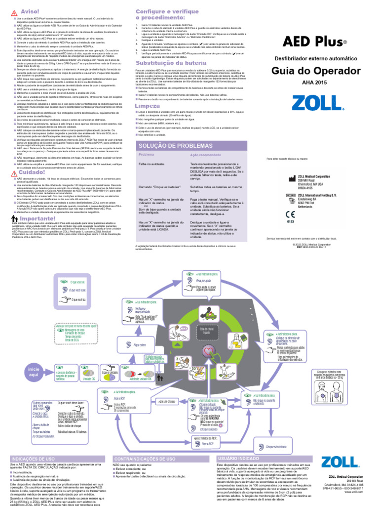 AED PLUS - Manual Do Operador - 2023 | PDF