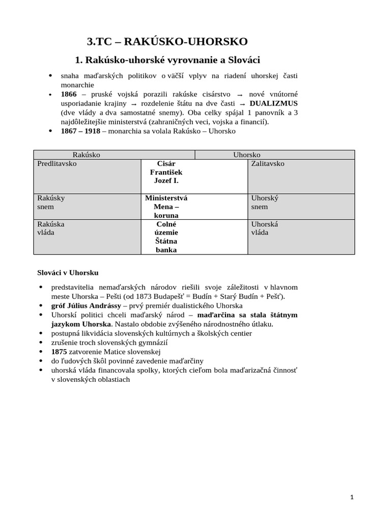 Poznámky Dej 8. Ročník 3. TCSD | PDF