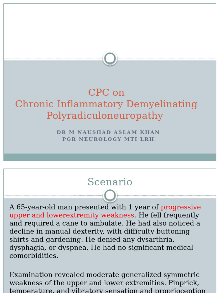 CIDP by Naushad Aslam | PDF