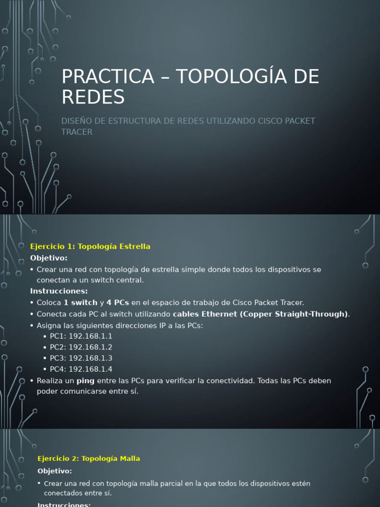 Practica - Topología de Redes | PDF