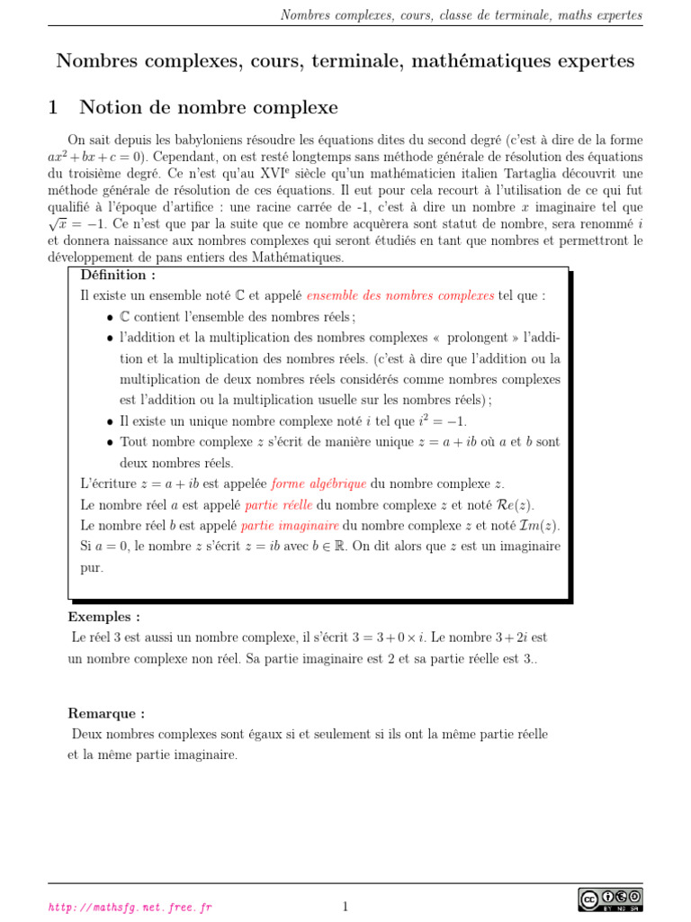 Cours Complet | PDF