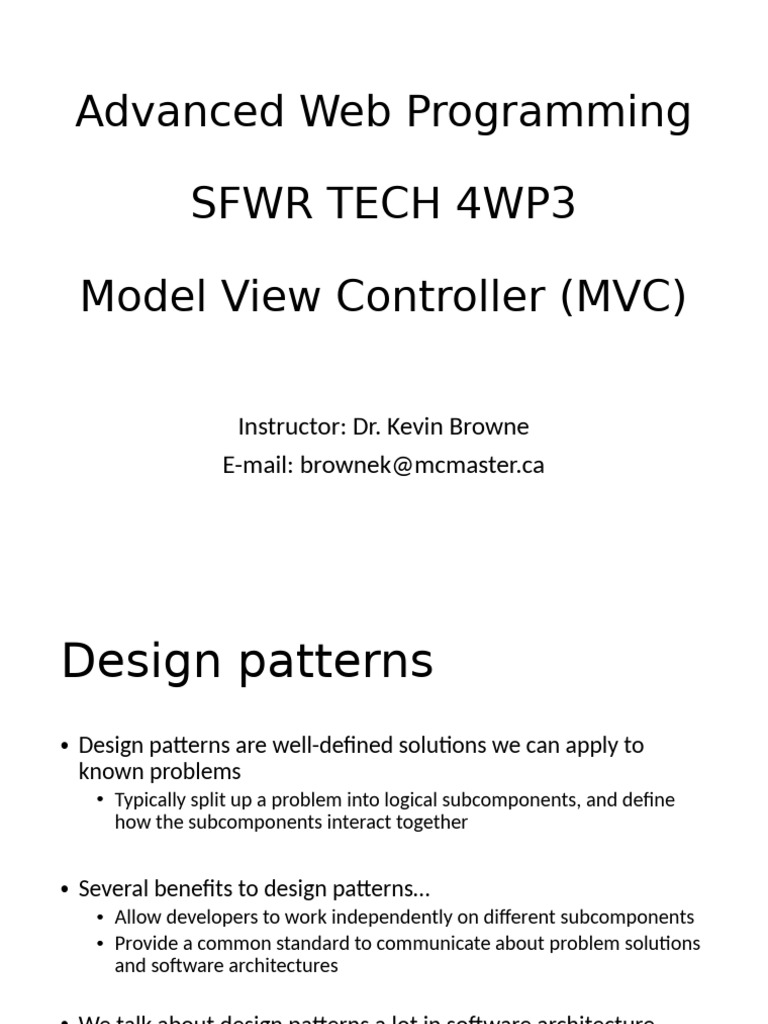 MVC Introduction | PDF