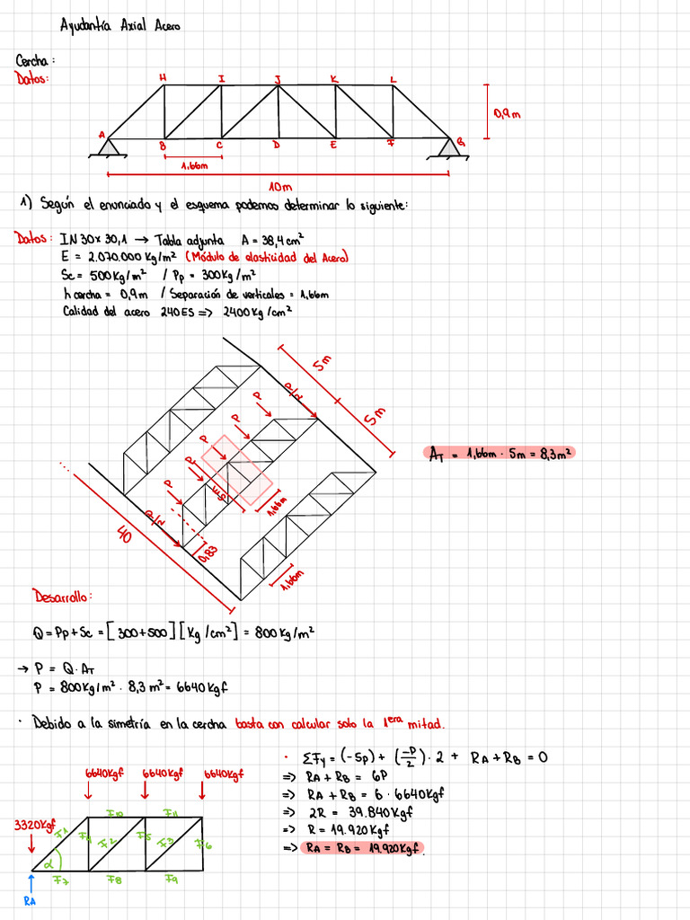 Ejercicio Cercha | PDF