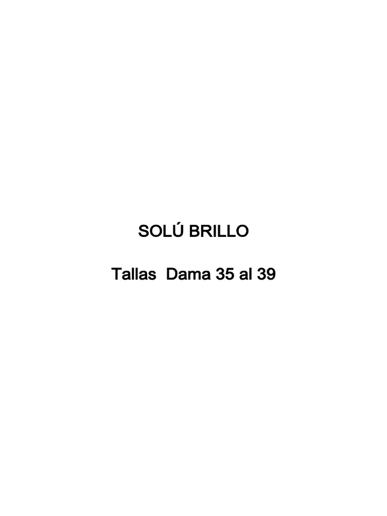 Solú Brillo | PDF