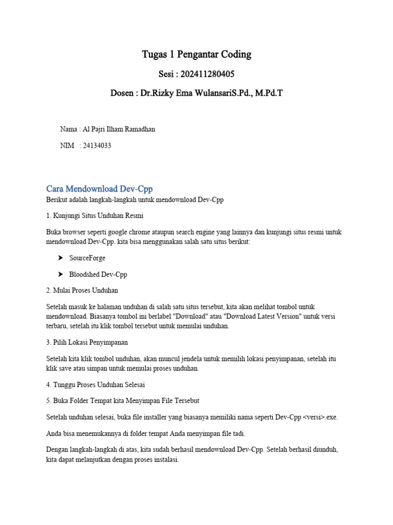 Koding Tugas1 | PDF | System Software | Microsoft Windows