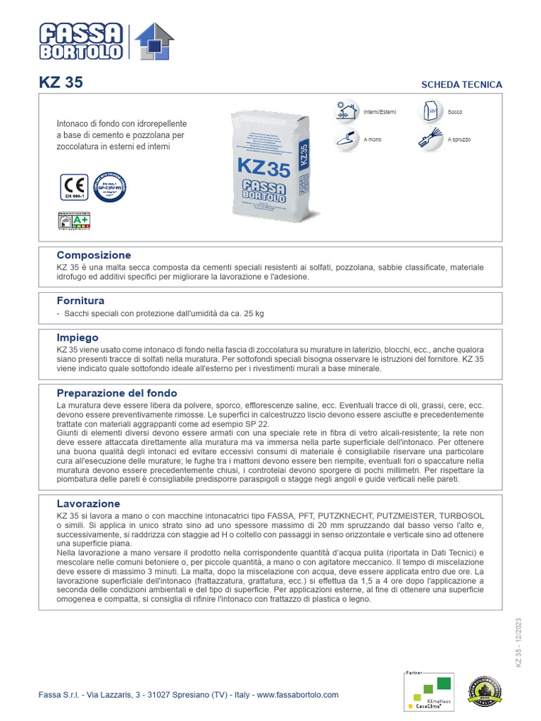 Fassa Ste It KZ-35 2023-12 | PDF