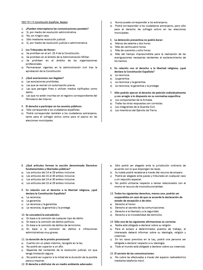 TEST AGE variados | PDF