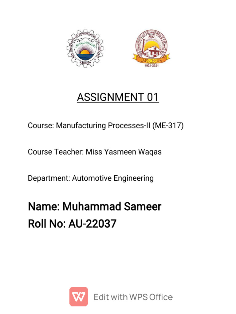 Assignment 01 Mp2 | PDF
