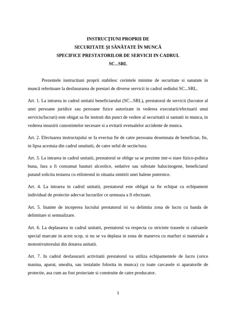 IP SSM Prestartori | PDF