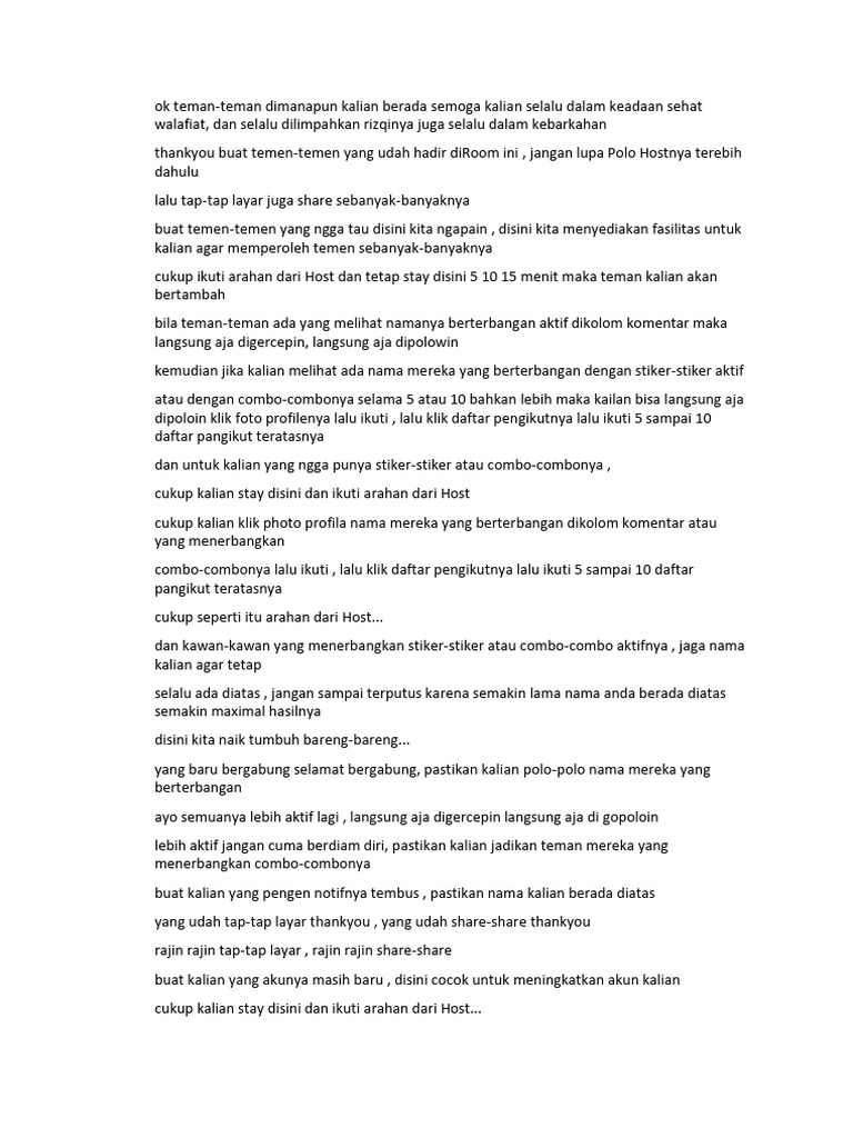 Scipt Mutualan | PDF