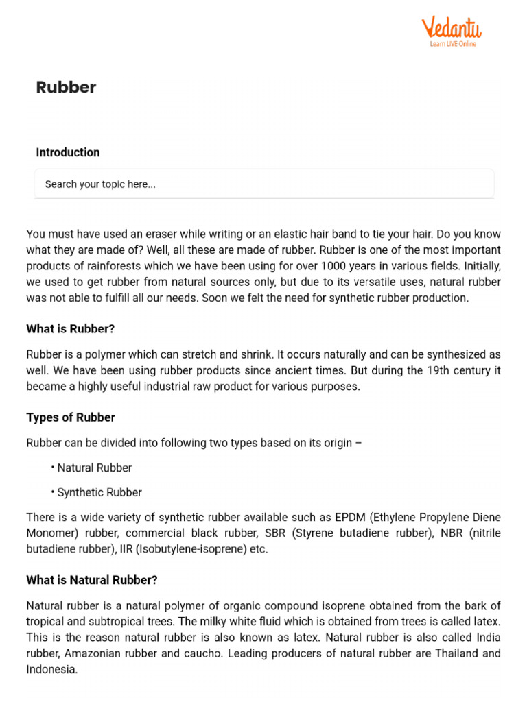 Rubber | PDF