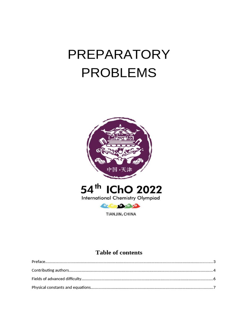 Pre Icho 2022 | PDF