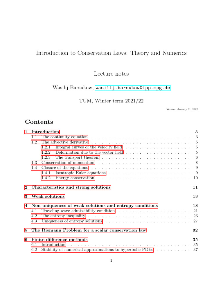 Conservationlaws | PDF
