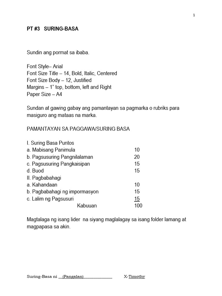 SURING-BASA-TEMPLATE (2) | PDF
