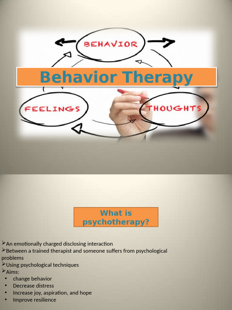 Behavior Therapy & Techniques New | PDF