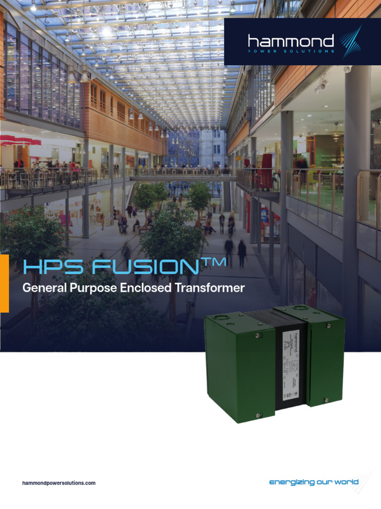 HPS-Fusion-General-Purpose-Enclosed-Transformer-Brochure | PDF