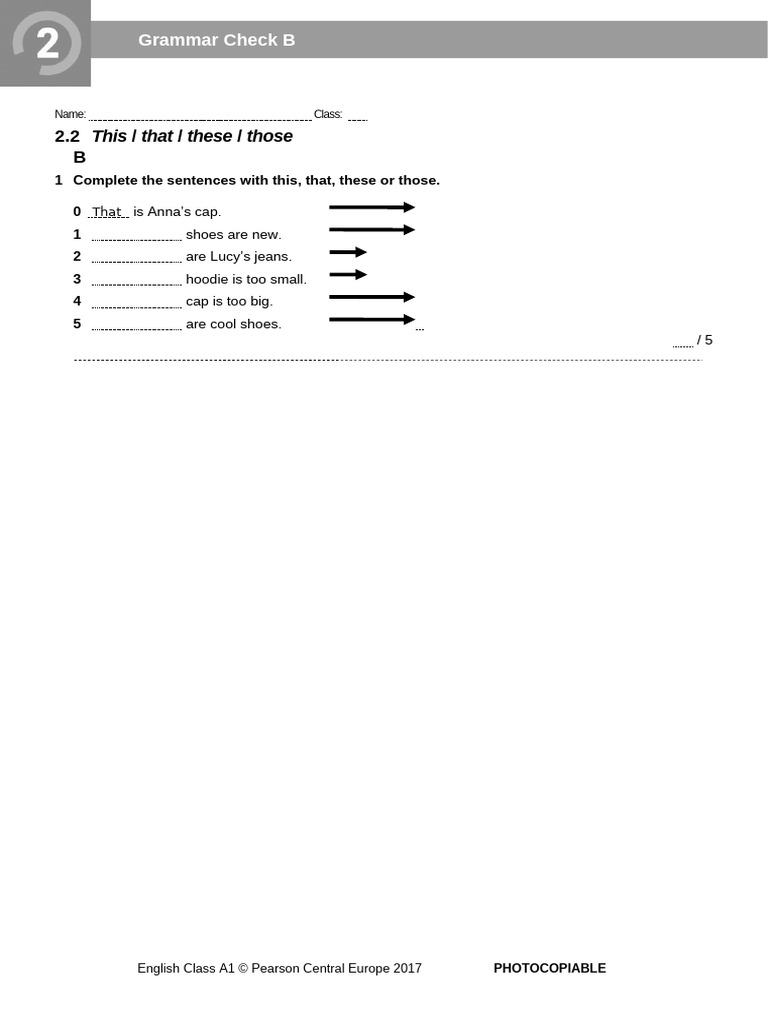 Grammar Check 2B | PDF