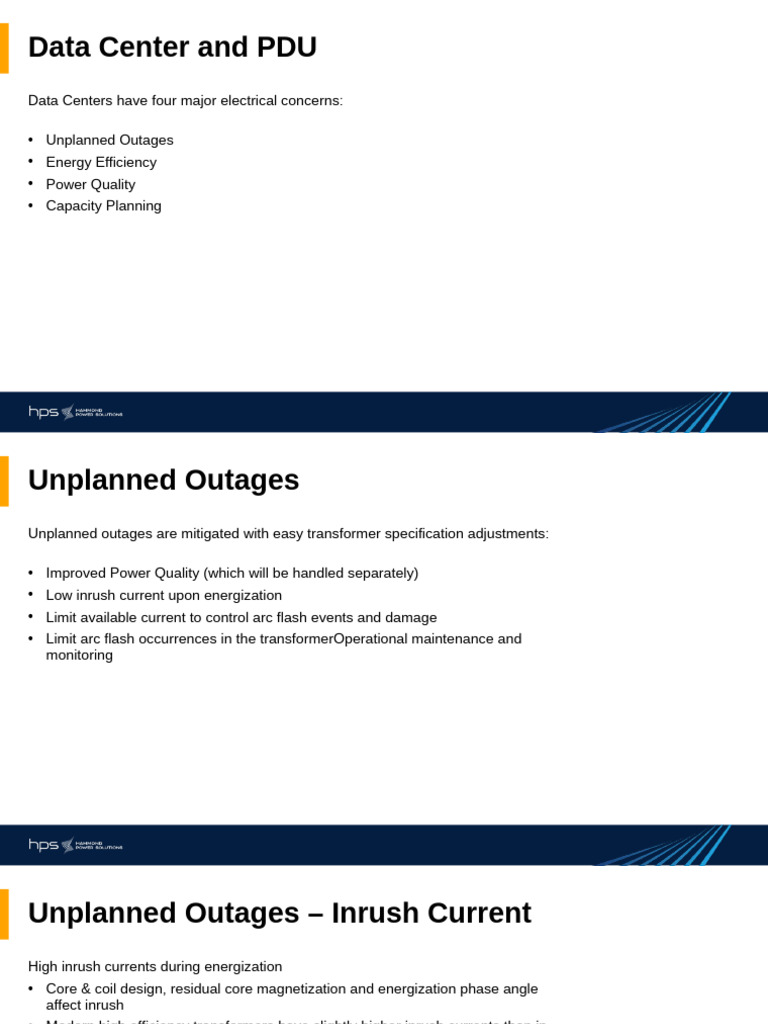 HPS - Data Center and PDU Applications | PDF