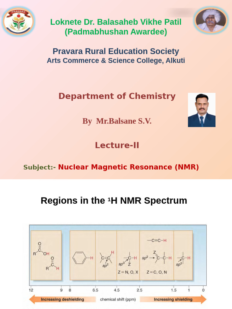Nuclear Magnetic Resonance Nmr Spectroscopy Ii Pdf