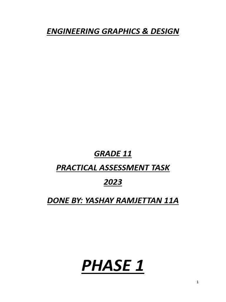 Engineering Graphics Design Grd11 | PDF
