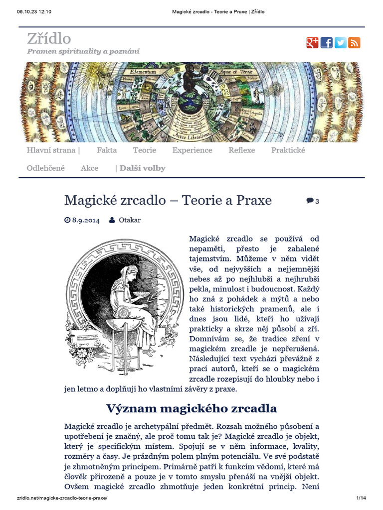 Magické Zrcadlo - Teorie A Praxe | PDF