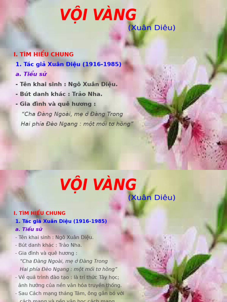 Tuan 21 Voi Vang | PDF