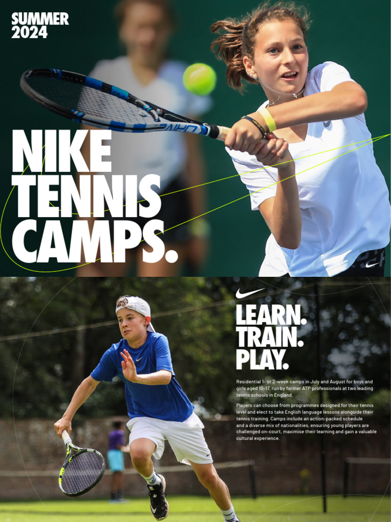 R Nike Tennis Camps Brochure 2024 | PDF | Teachers