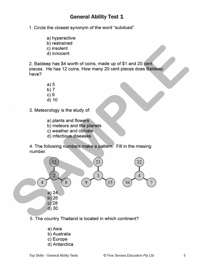 Mastering General Ability Tests | PDF