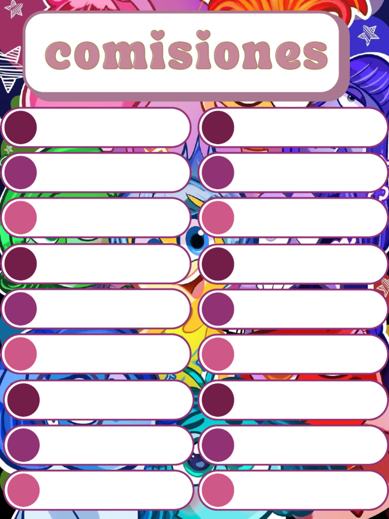 Comisiones apartado de agenda | PDF