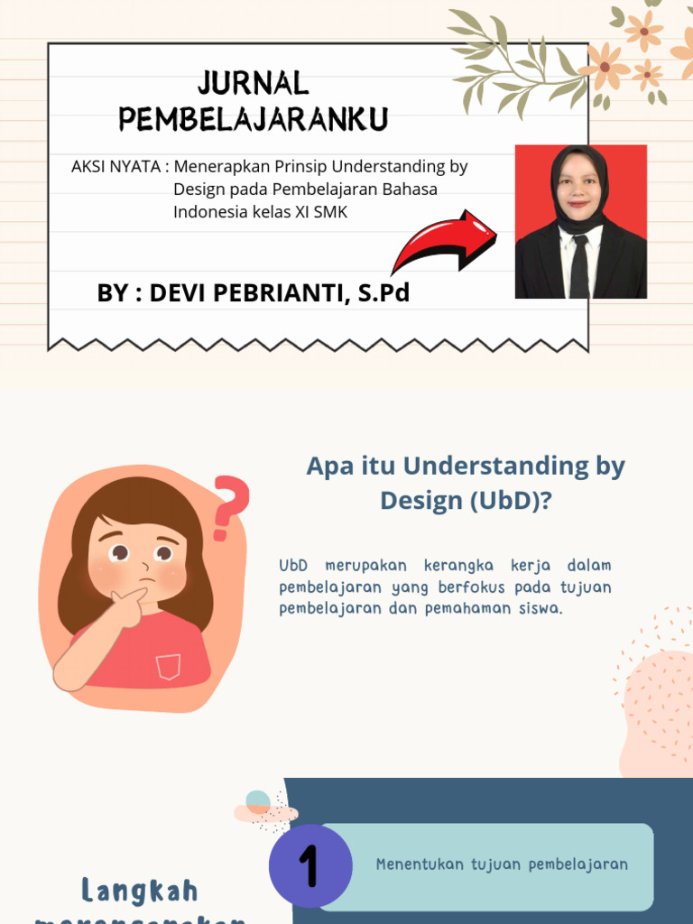 JURNAL PEMBELAJARANKU-UbD DEVI | PDF