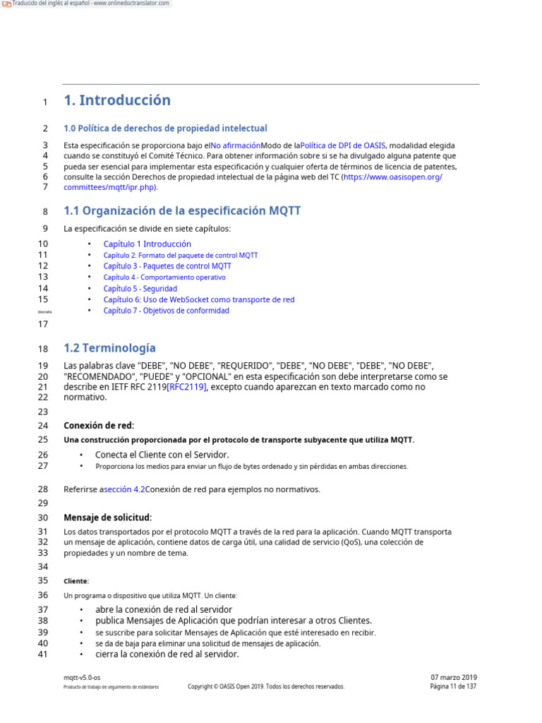 mqtt-v5 0-11-20 en Es | PDF