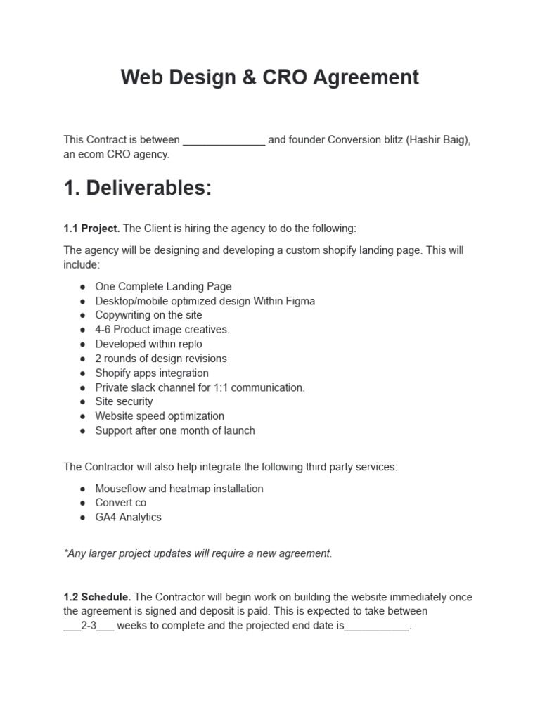 Ecom Landing Page Design - Conversion Blitz | PDF | Intellectual ...