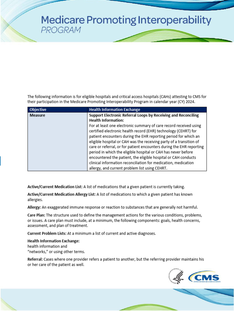 04 CY 2024 Support Electronic Ref by Receiving Reconciling Info | PDF