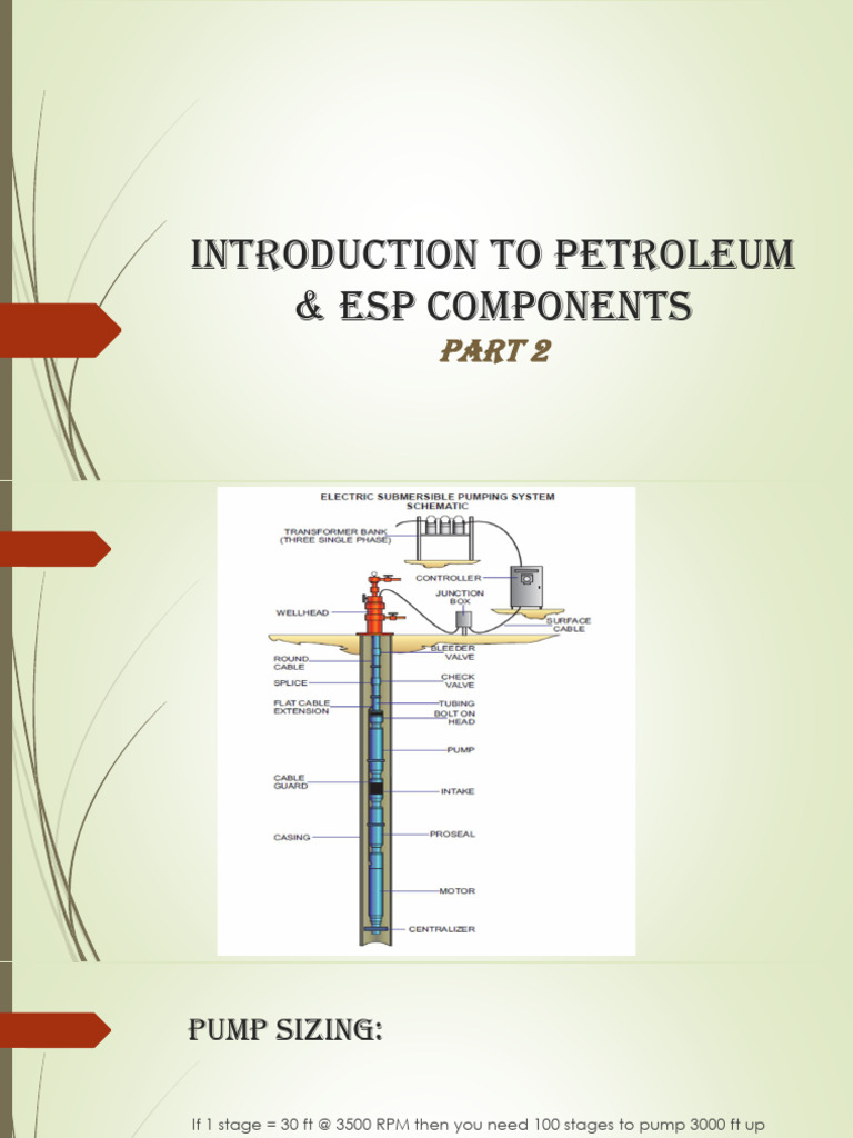 Introduction to Petroleum & Esp - Part Two | PDF
