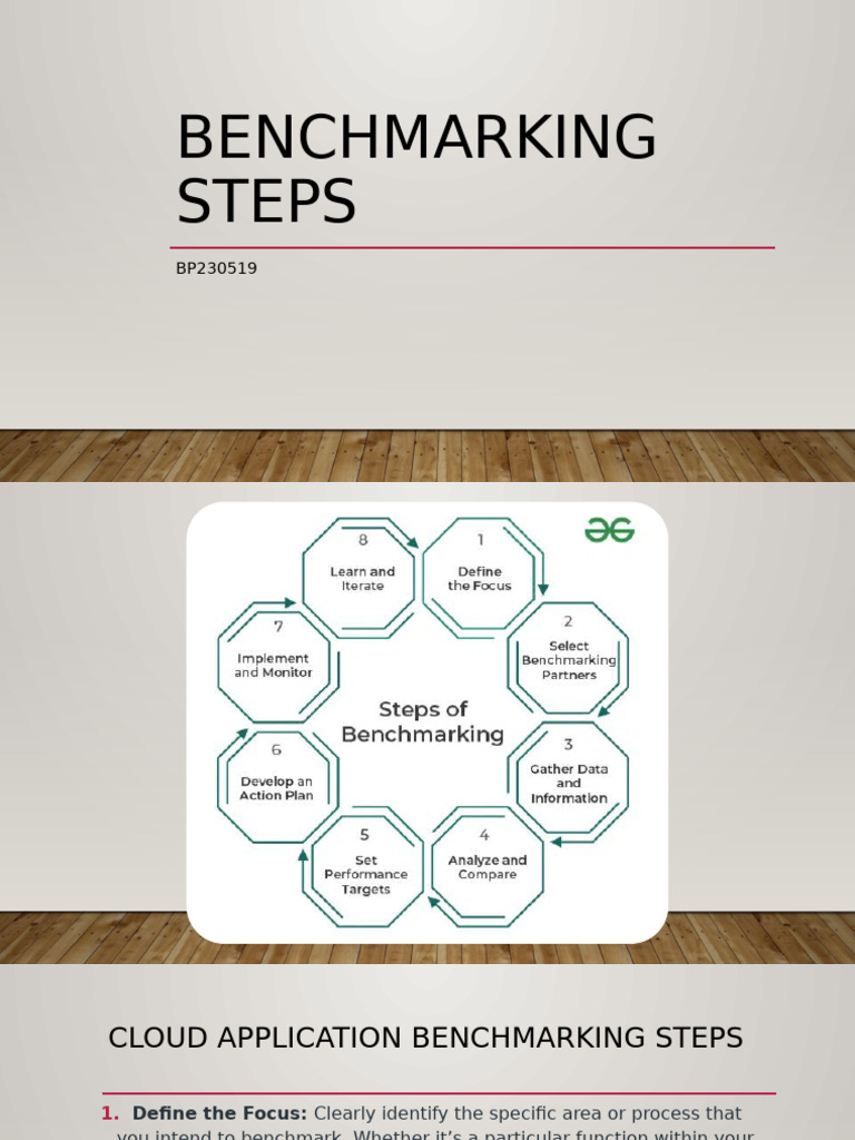 Benchmarking Steps | PDF