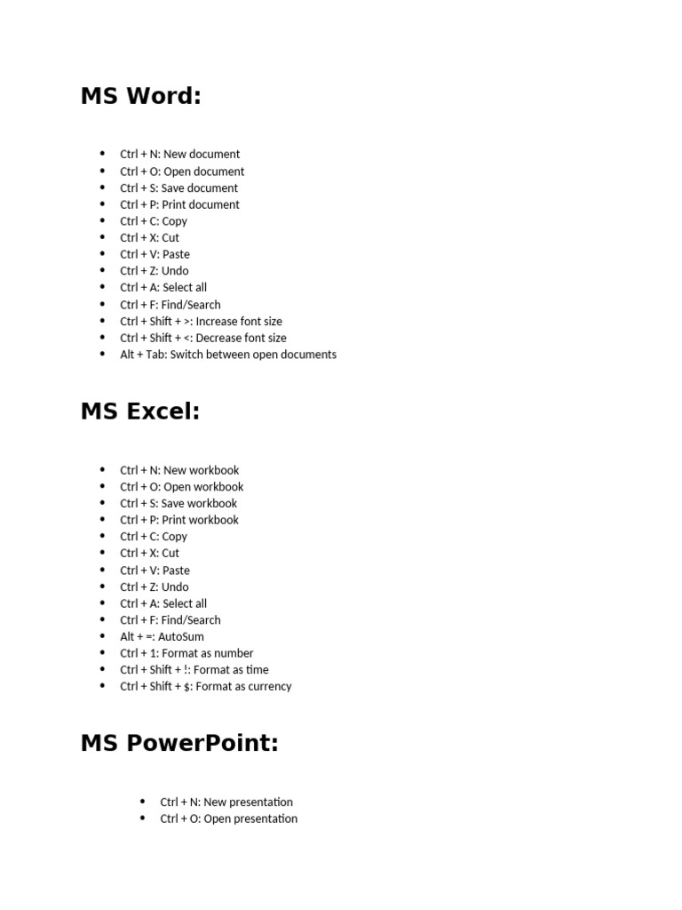MS Word | PDF