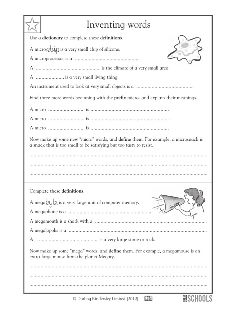 Inventing Words: Dictionary Definitions | PDF