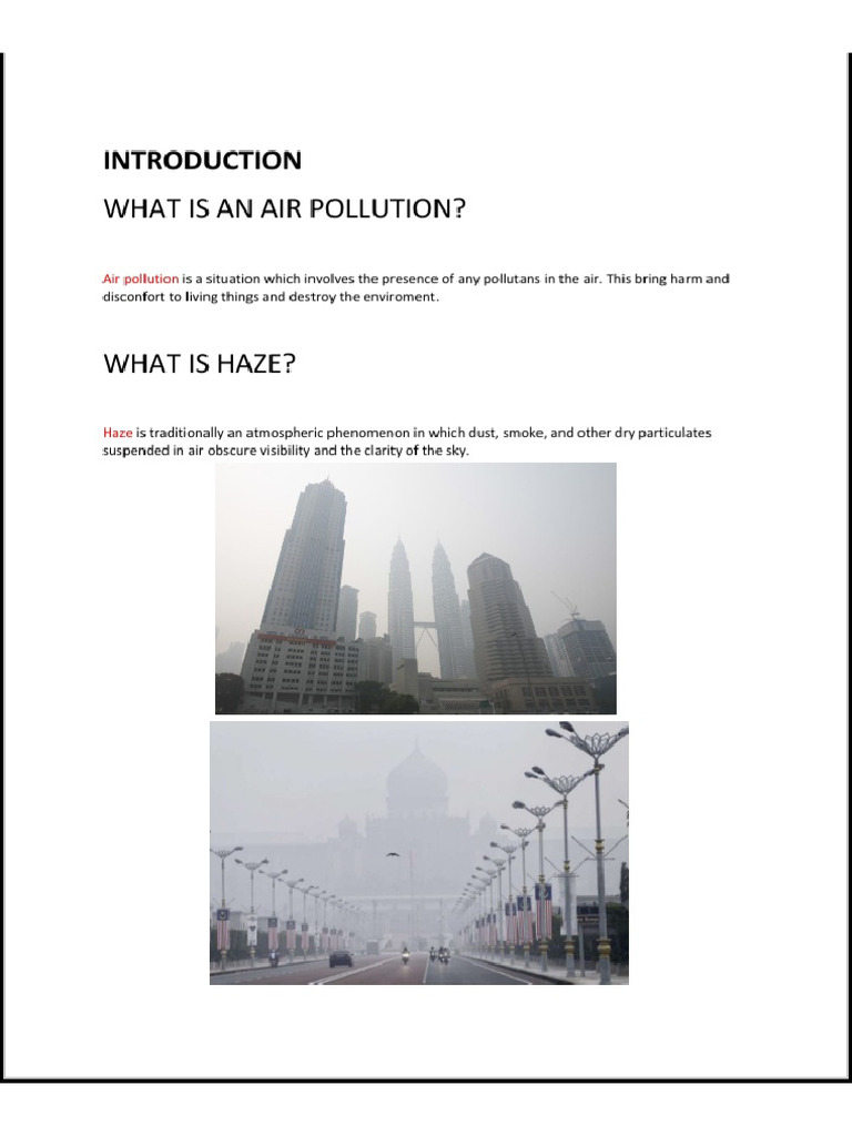 PBL Form 1 Air Pollution Folio | PDF | Business | Technology & Engineering
