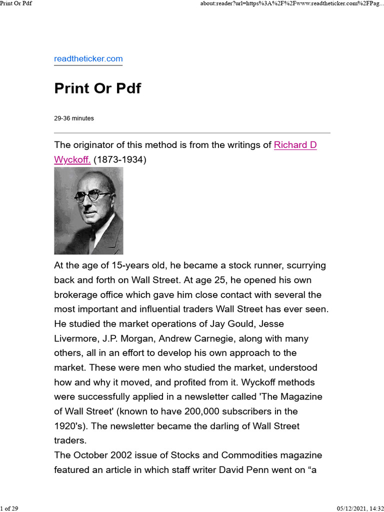 Richard-Wyckoff-Method 2 | PDF