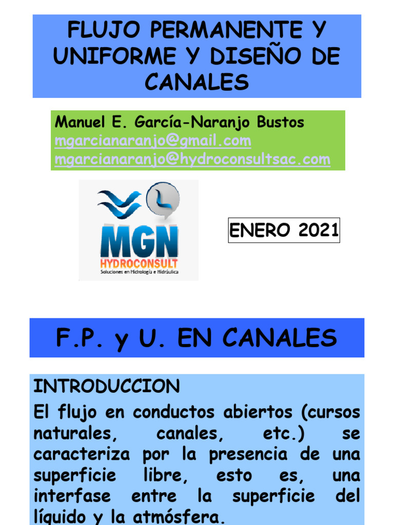 FPU y Diseño de Canales | PDF