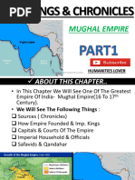 Mughal Emperors Family Tree Chart | PDF | Emperor | Monarchy