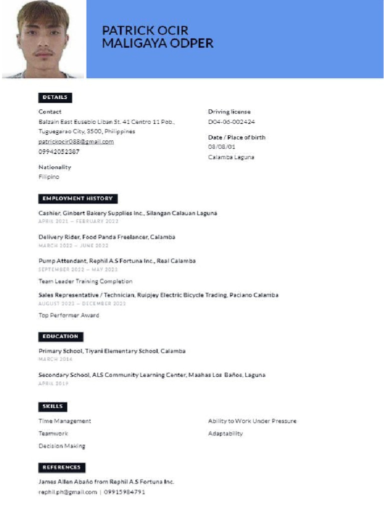 Pat - Resume | PDF