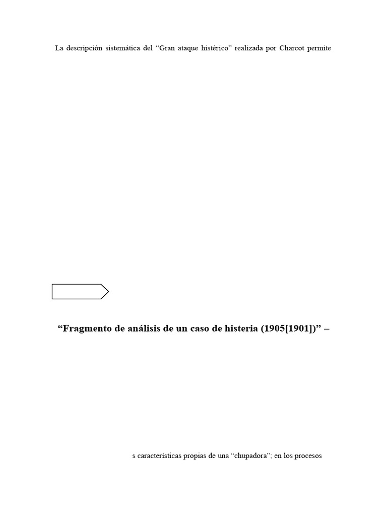 Caso Dora Freud | PDF | Sigmund Freud | Mente inconsciente