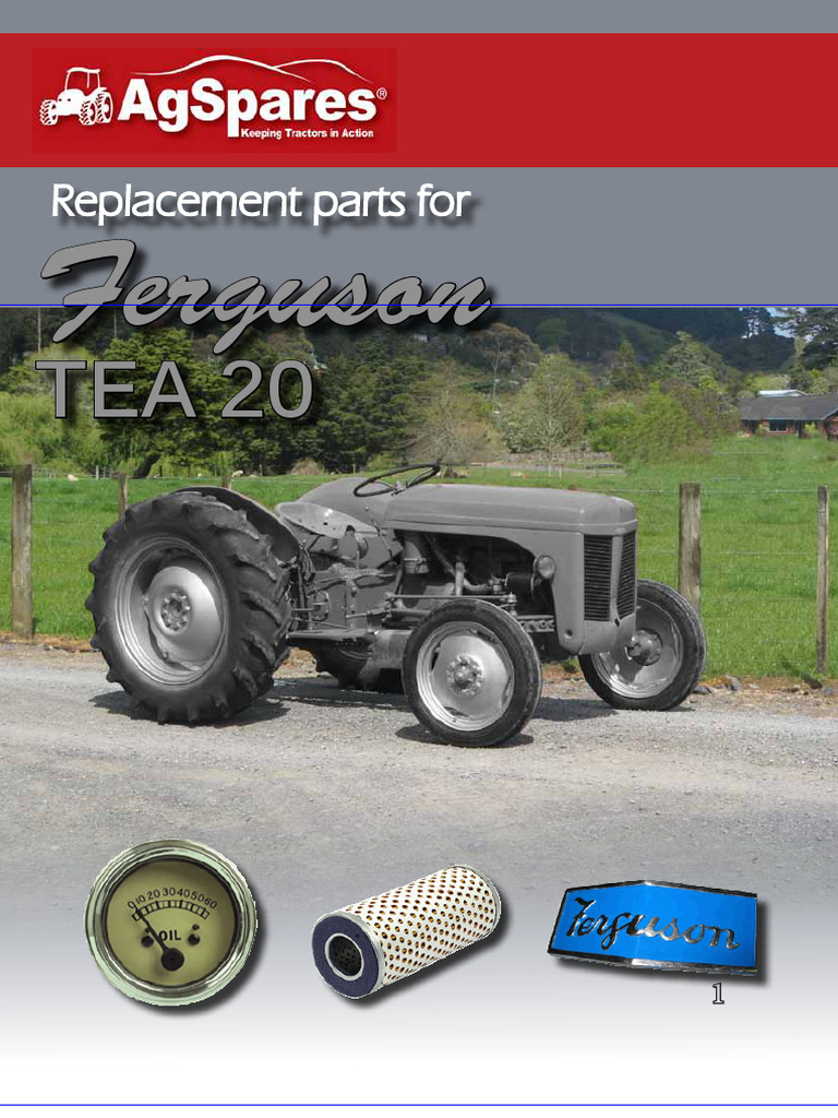 Ferguson TEA 20 Parts Book | PDF