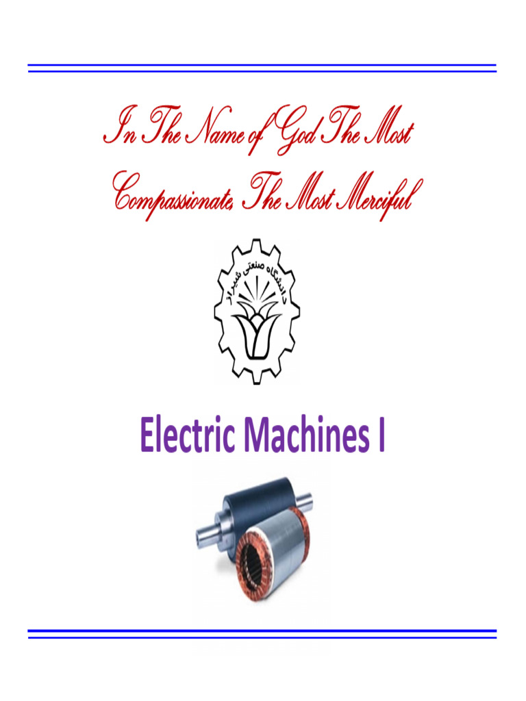 Chapter 3 Principle of Electromechanical Energy Conversion Electrical ...
